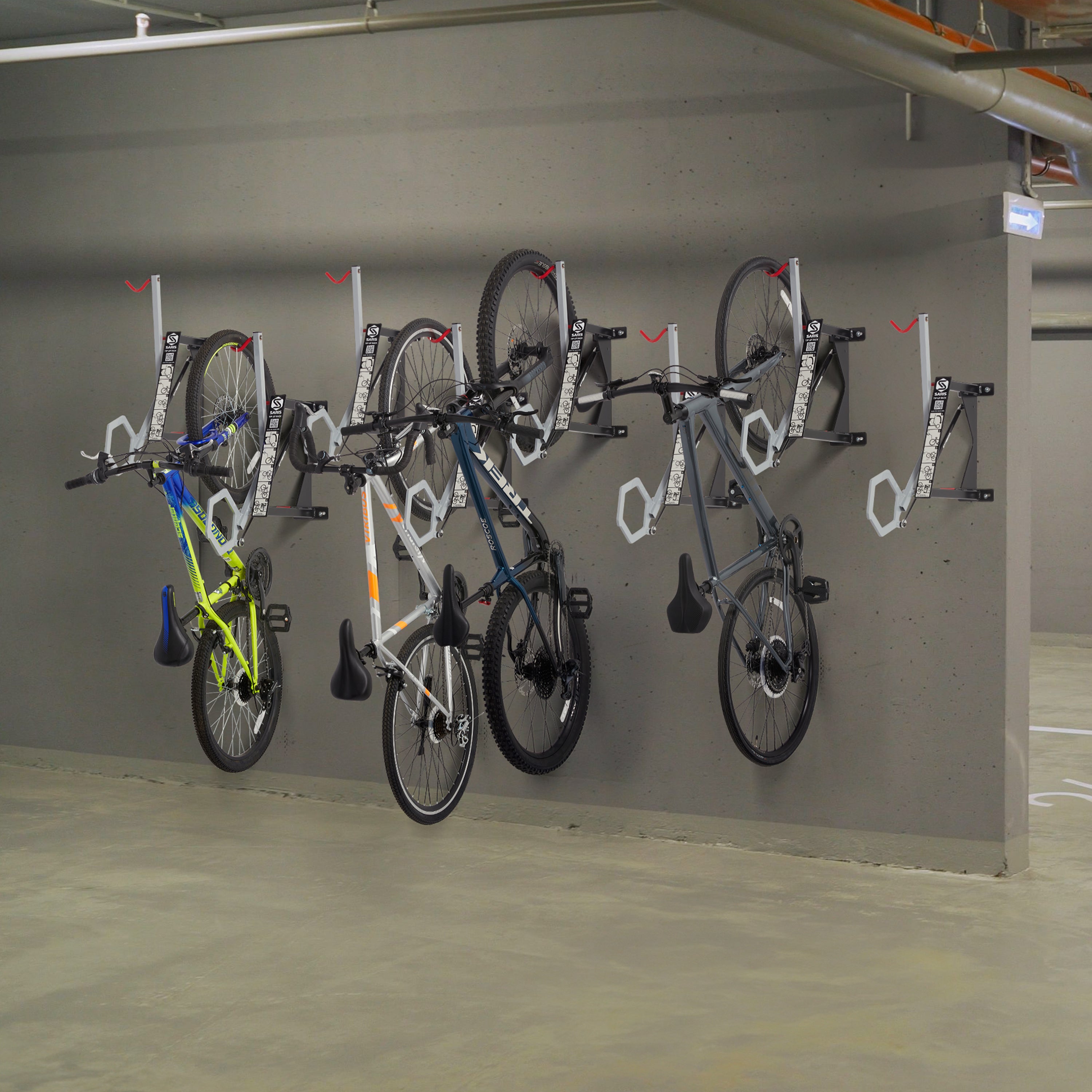 Tip-Up Bike Rack: Space-Saving Bicycle Storage for Campuses & Cities ...