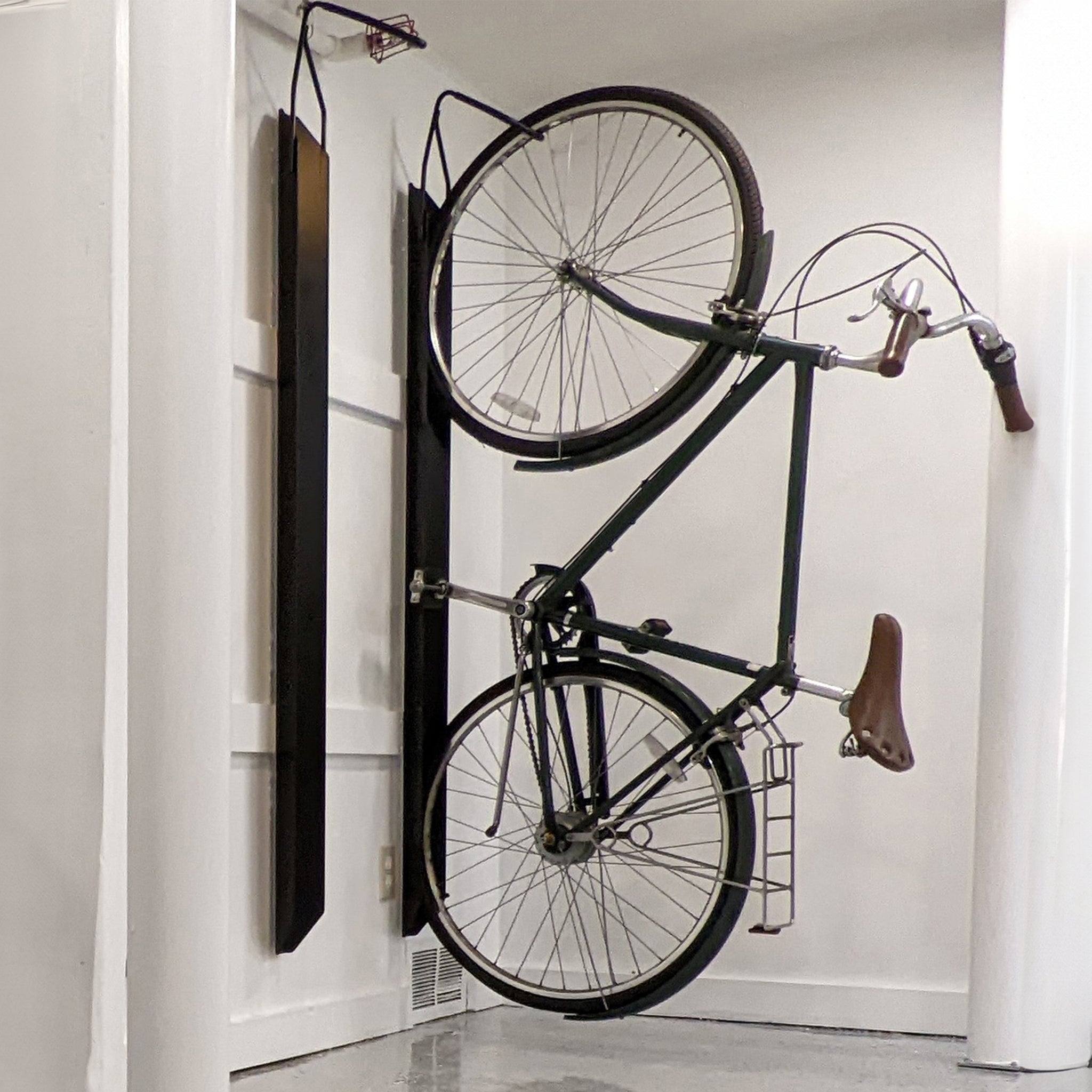 Bike Trac: Premium Vertical Wall-Mounted Bike Rack for Space-Saving ...