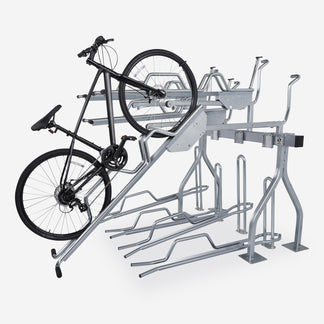 Double-Decker Stack Bike Rack – High-Density & Space-Saving | Saris ...
