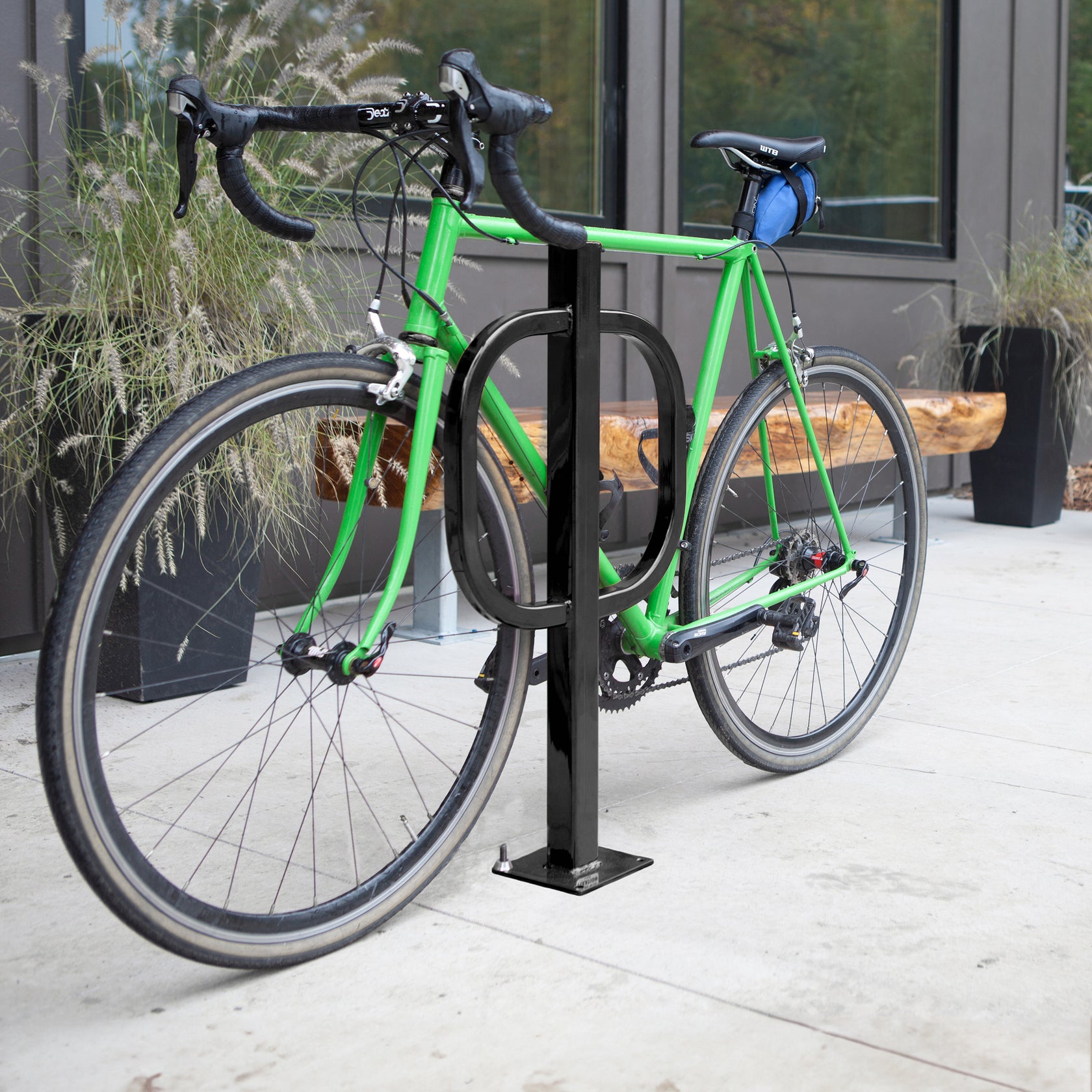 Post and Ring Bike Rack – High-Security & Flange Mount | Saris ...